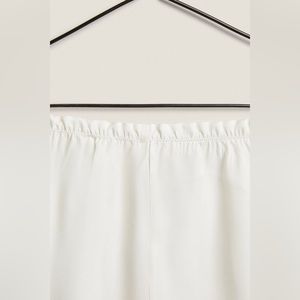 Zara | Intimates & Sleepwear | Zara Home Blonde Lace Satin Shorts With ...